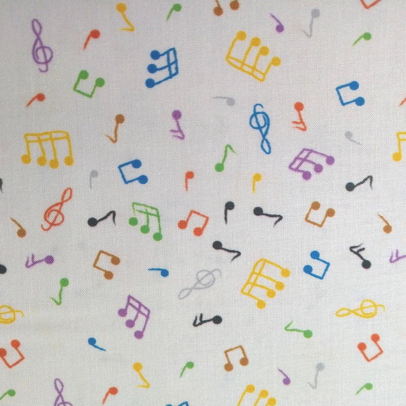 Music Note Fabric - Etsy