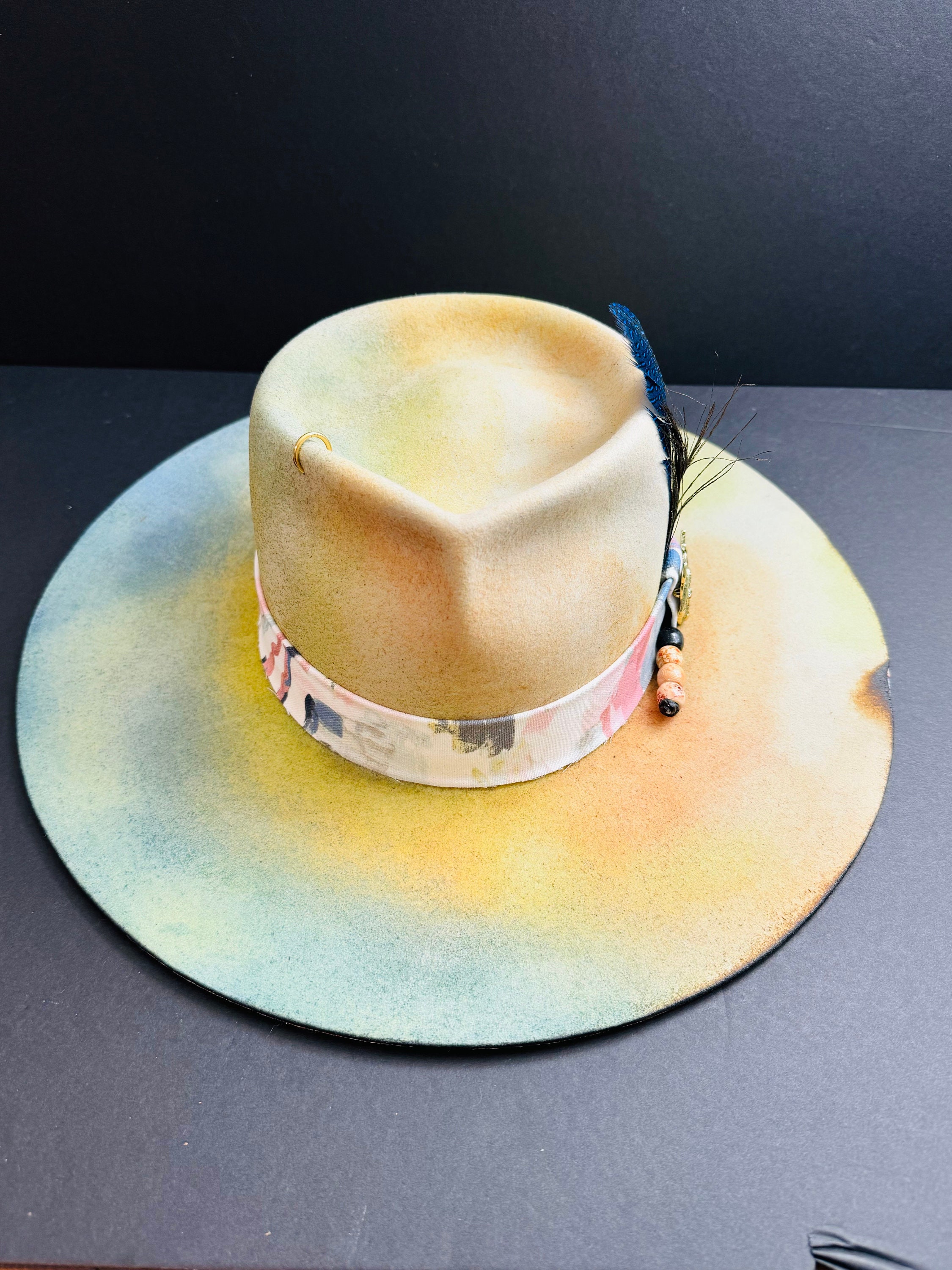 Desert Wolf by Skidesignz, This is a Unique One of 1 Custom Made Fedora ...