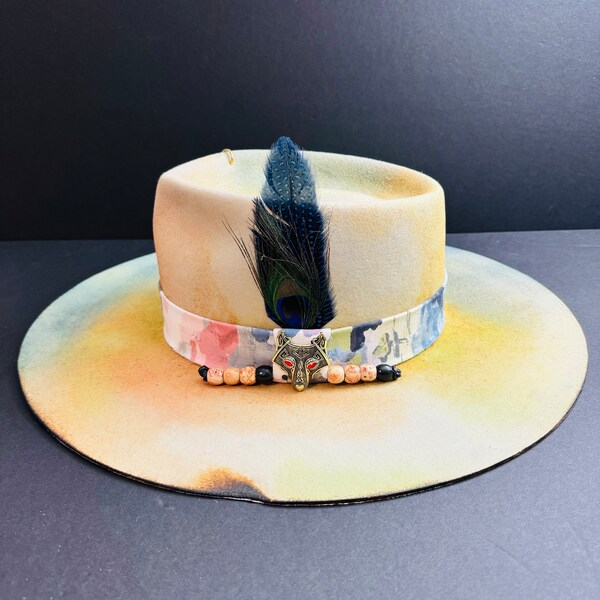 Wolf Fedora - Etsy