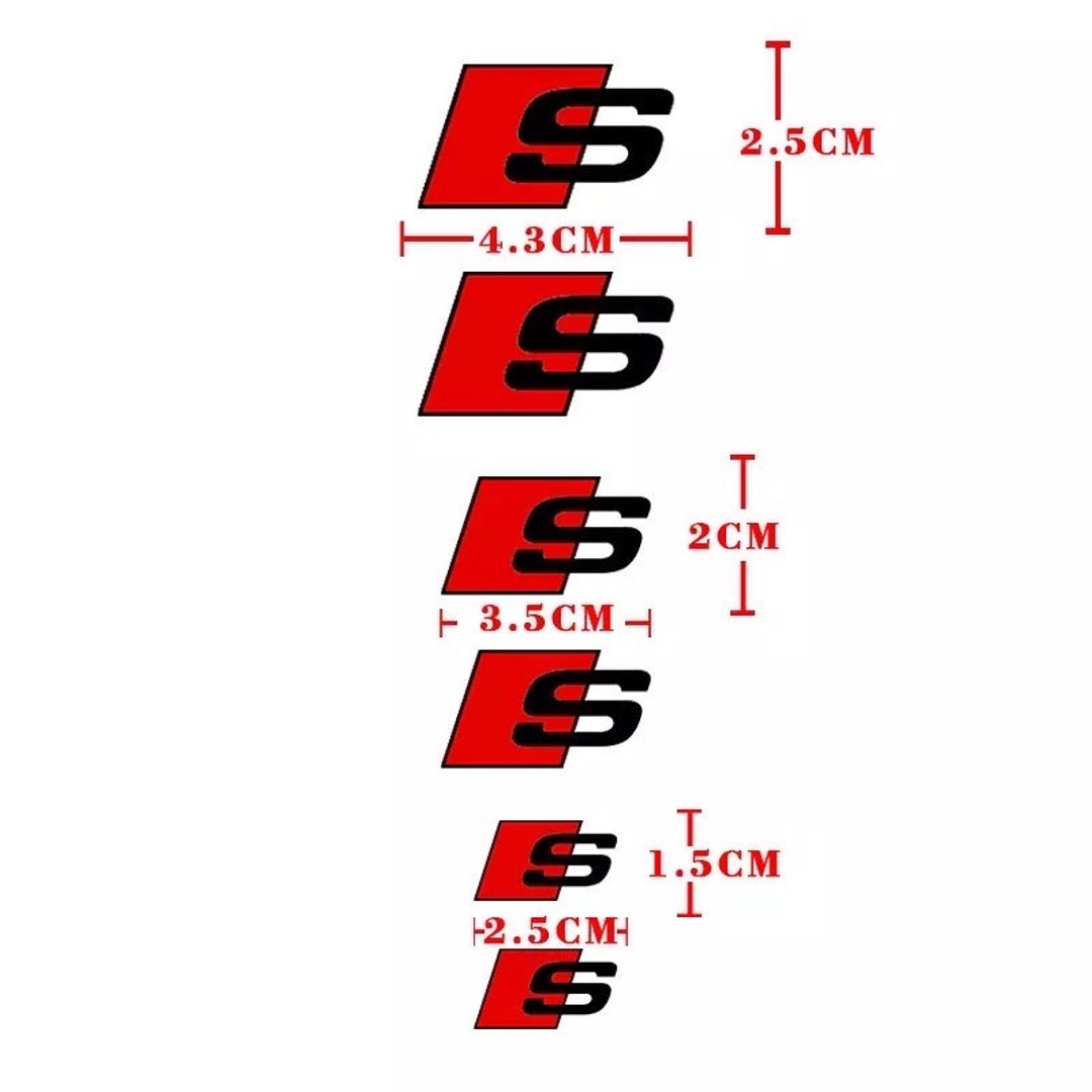 6x Audi S Line Brake Calliper Sticker Decal Brake Caliper - Etsy