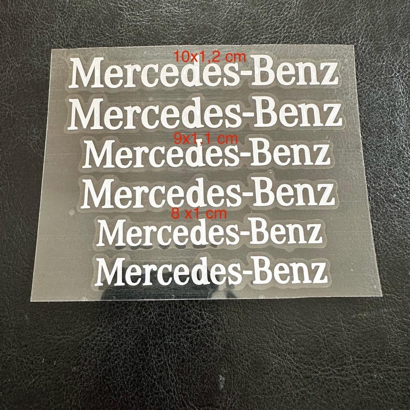 Mercedes Benz Decals. - Etsy