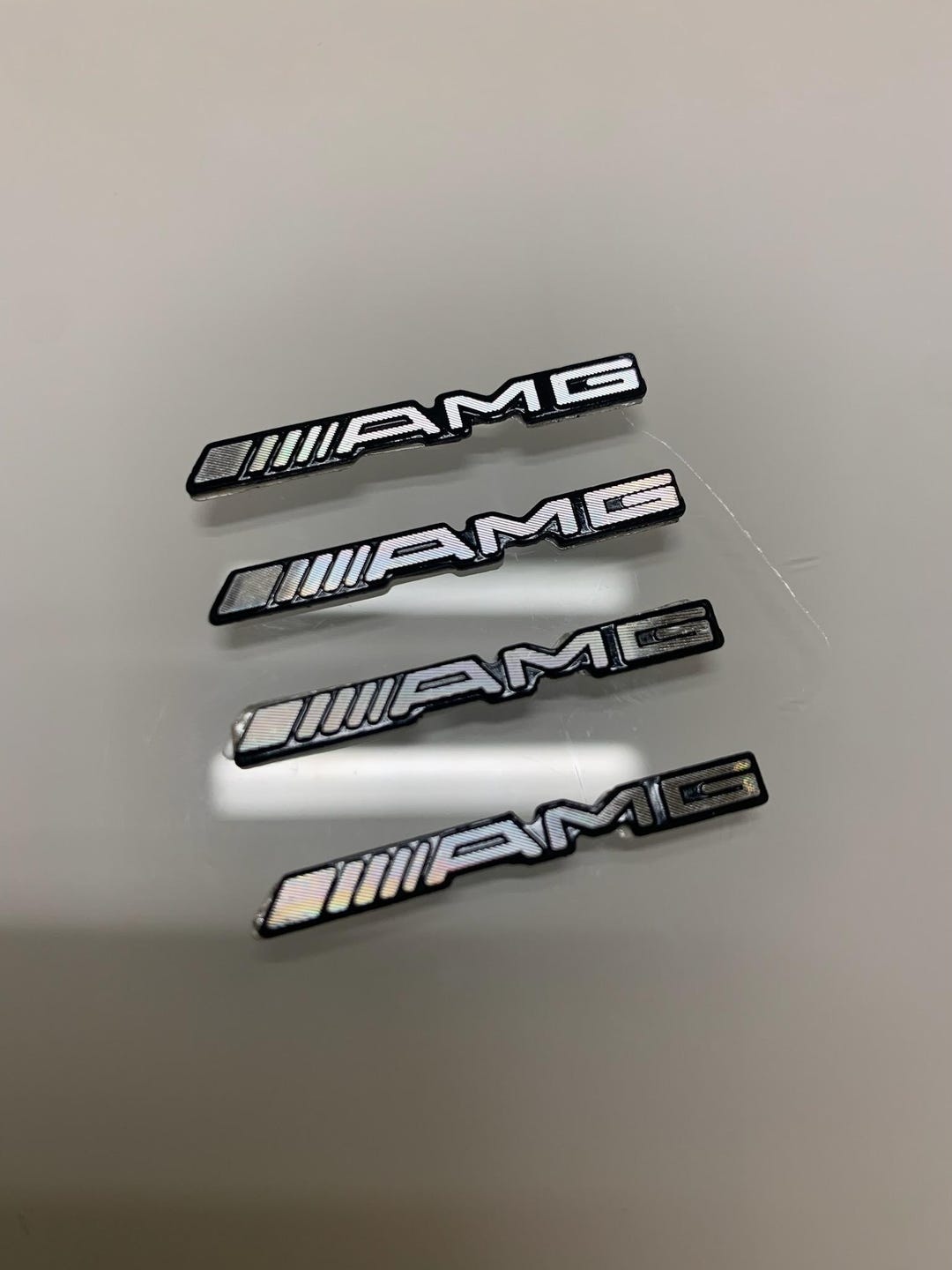 4x AMG Sticker Emblem Logo Decal Mercedes - Aluminum - Etsy Australia