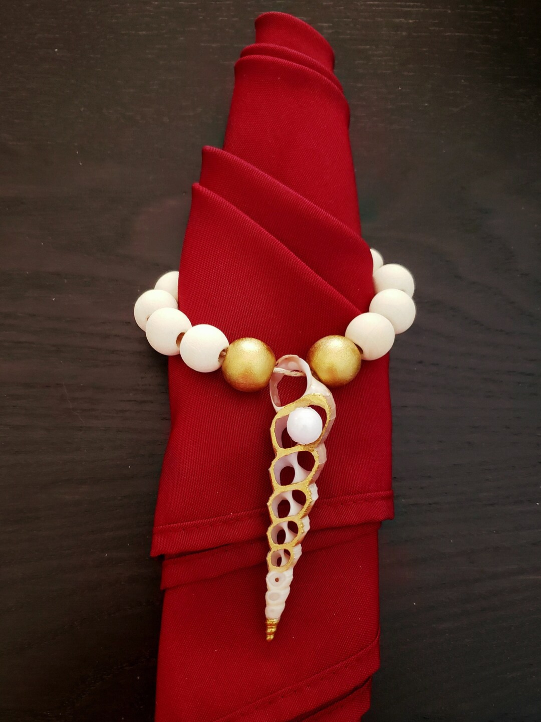 Beautiful Napkin Rings, Seashell Napkin Rings, Party Napkin Rings ...