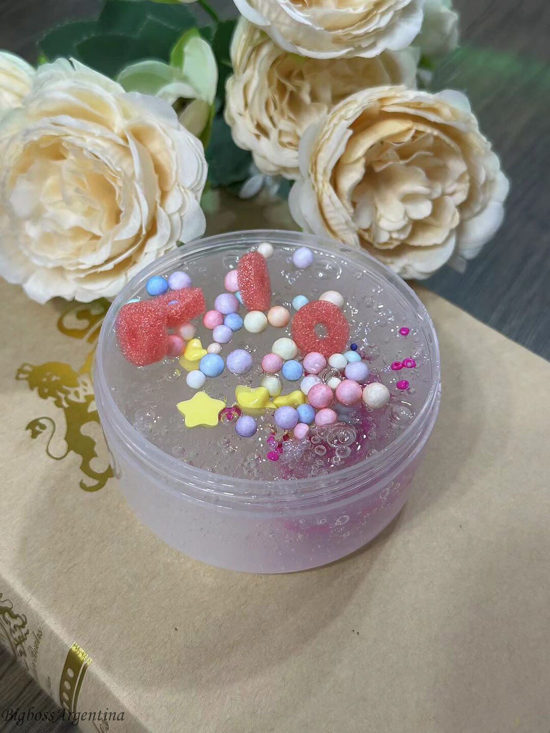 Star Slime,transparent Slime,stuffing Slime,stress Relief Slime,fluffy ...