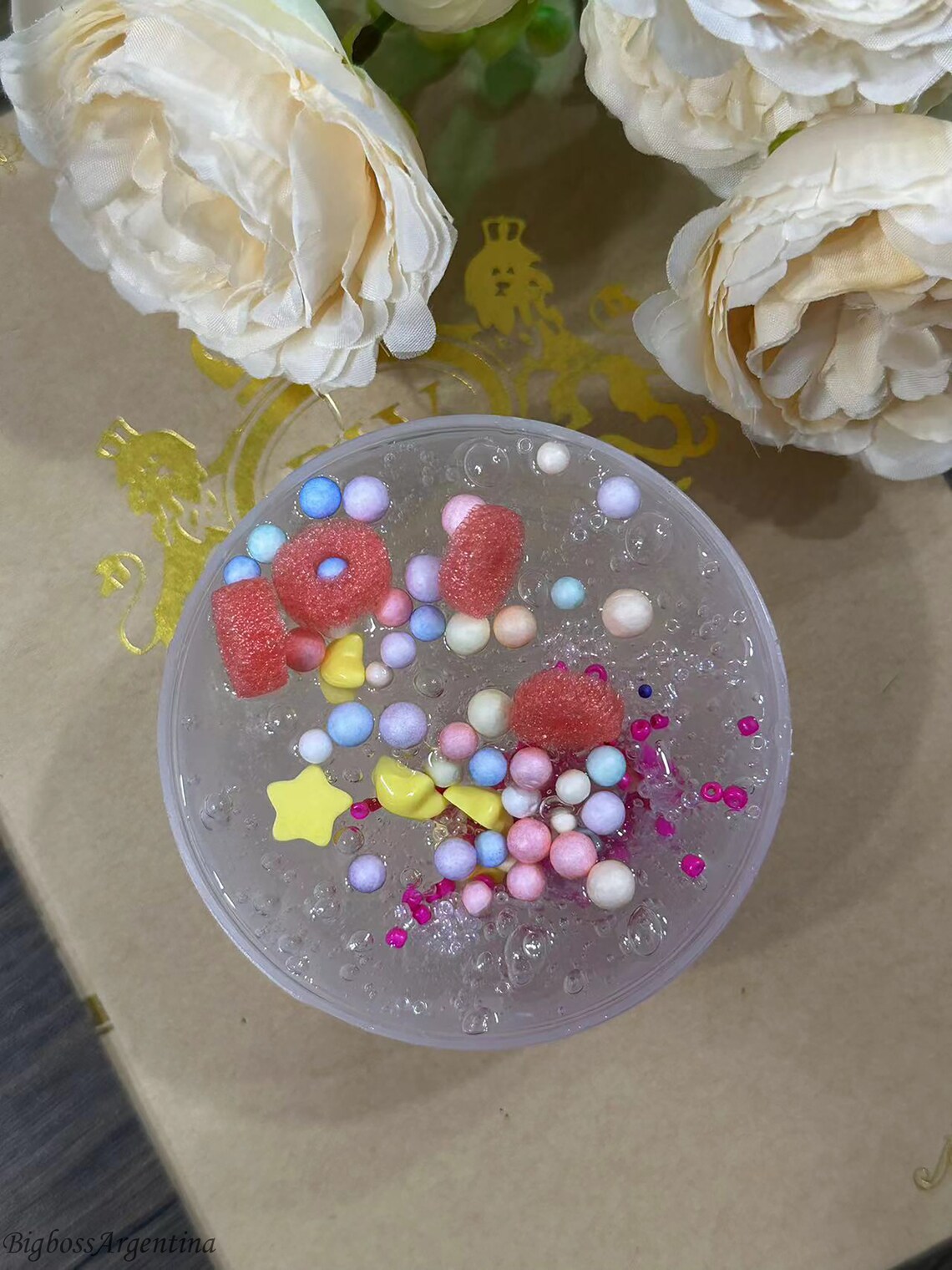 Star Slime,transparent Slime,stuffing Slime,stress Relief Slime,fluffy ...