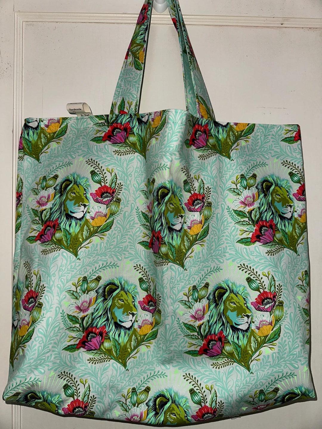 Tula Pink - Good Hair Day - Handmade Tote Bag - Stunning King of the ...