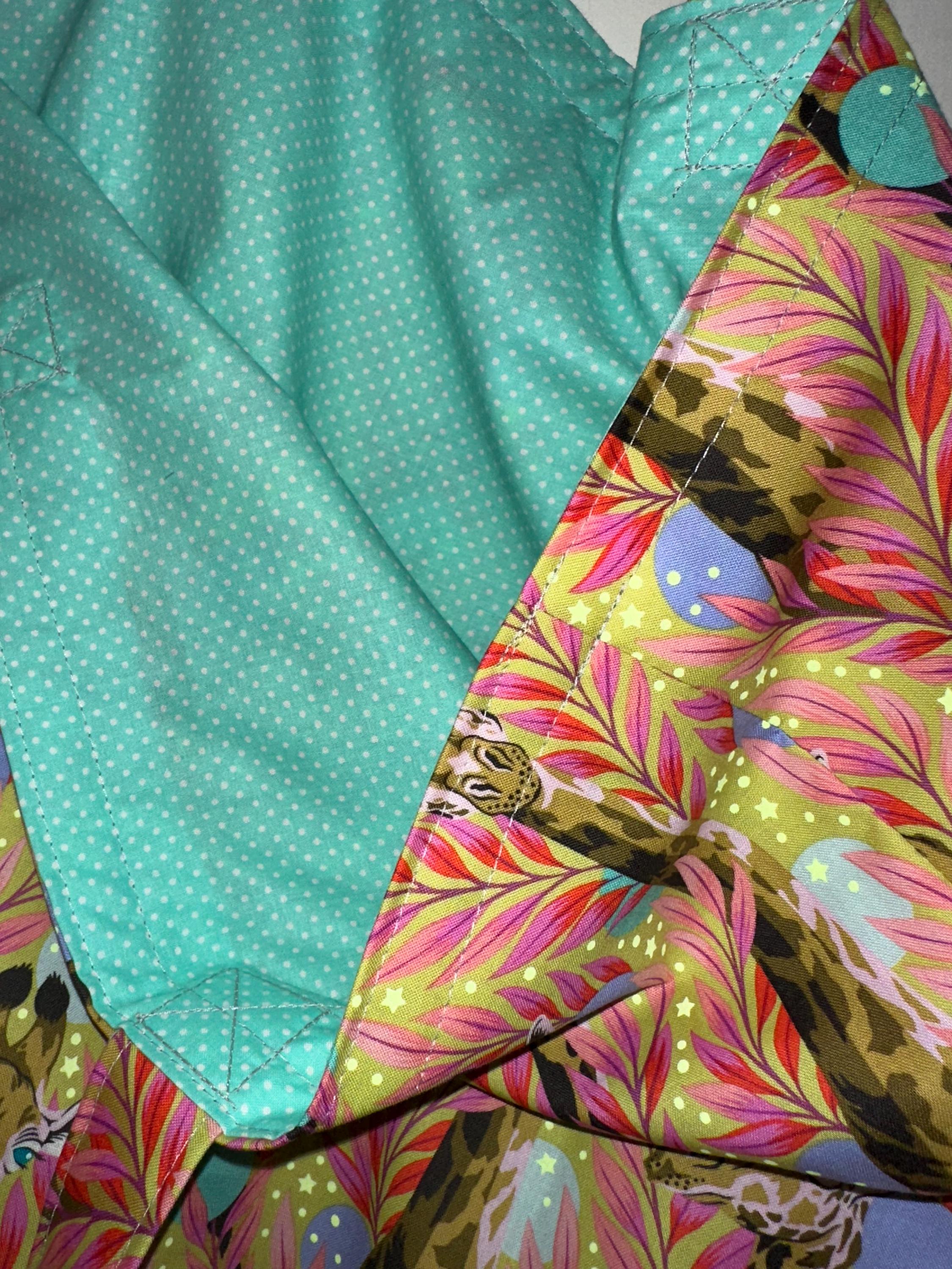 Tula Pink - Neck for Days - Handmade Tote Bag - Stunning Giraffe Print ...