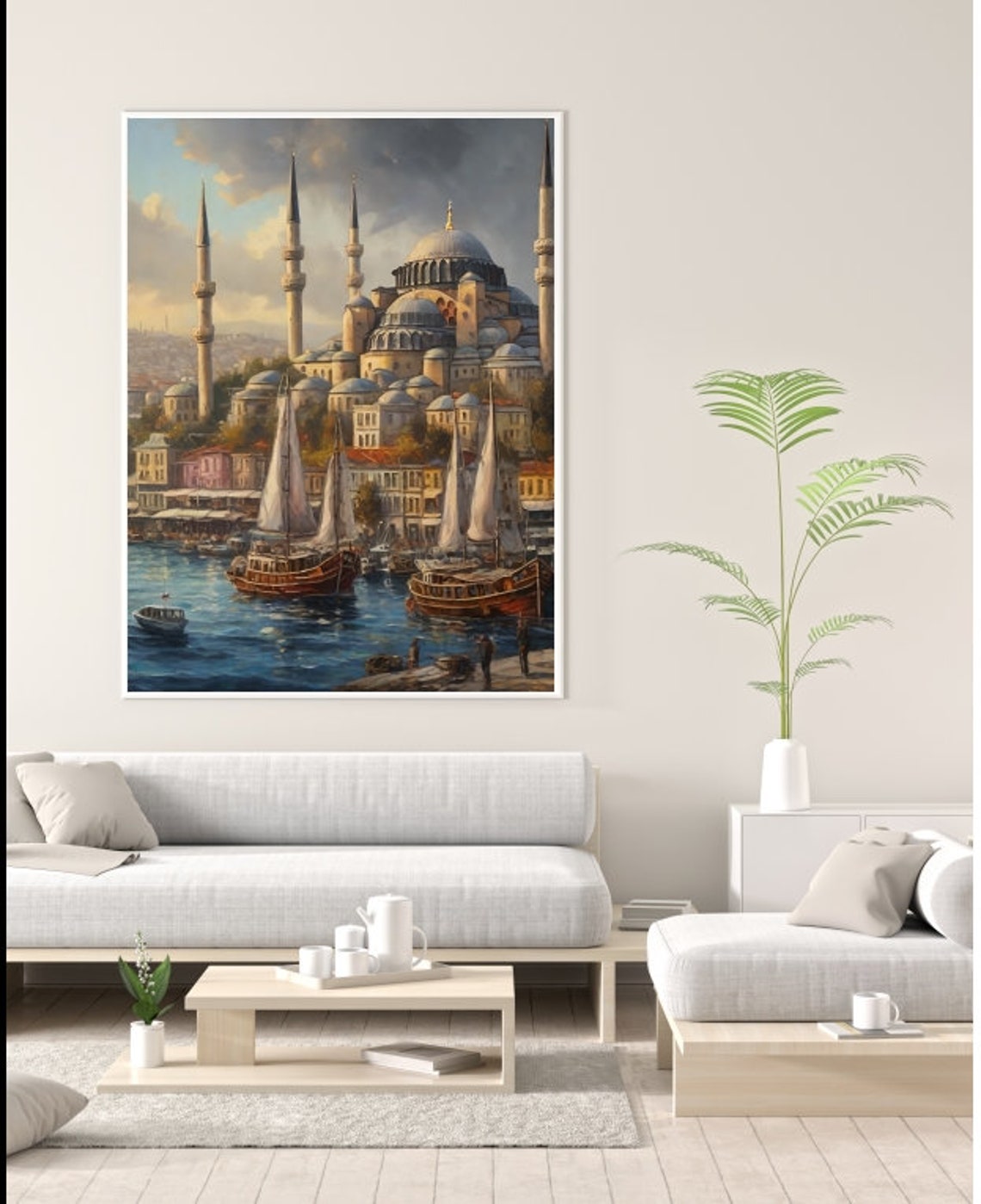 Istanbul Portrait Digital Art Print Wall Art AI Generated AI Art ...