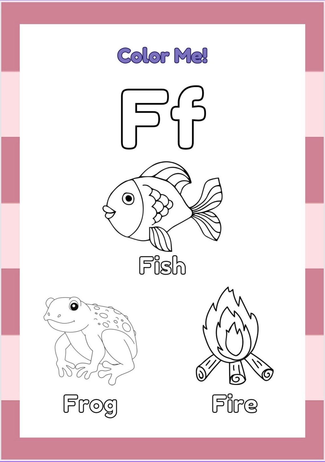 Coloring Book for Kids - Etsy