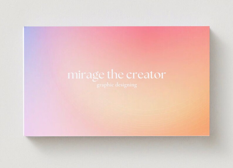 Business Card, Aesthetic Business Card, Card Template, Minimalist Card ...