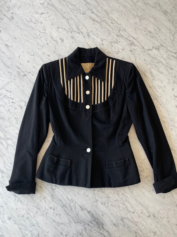 1940s Lilli Ann Jacket New Look - Western Rockabilly … - Gem