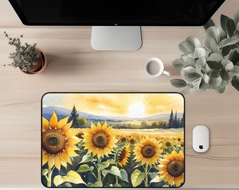 Sunflower Desk Mat 3 Sizes - Etsy