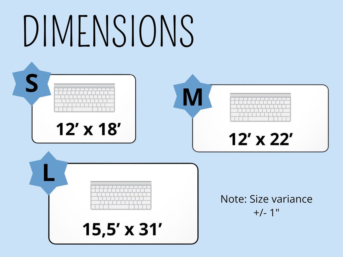 Rainbow Desk Mat Desk Pad Keyboard Pad Mouse Mat Energetic Color ...