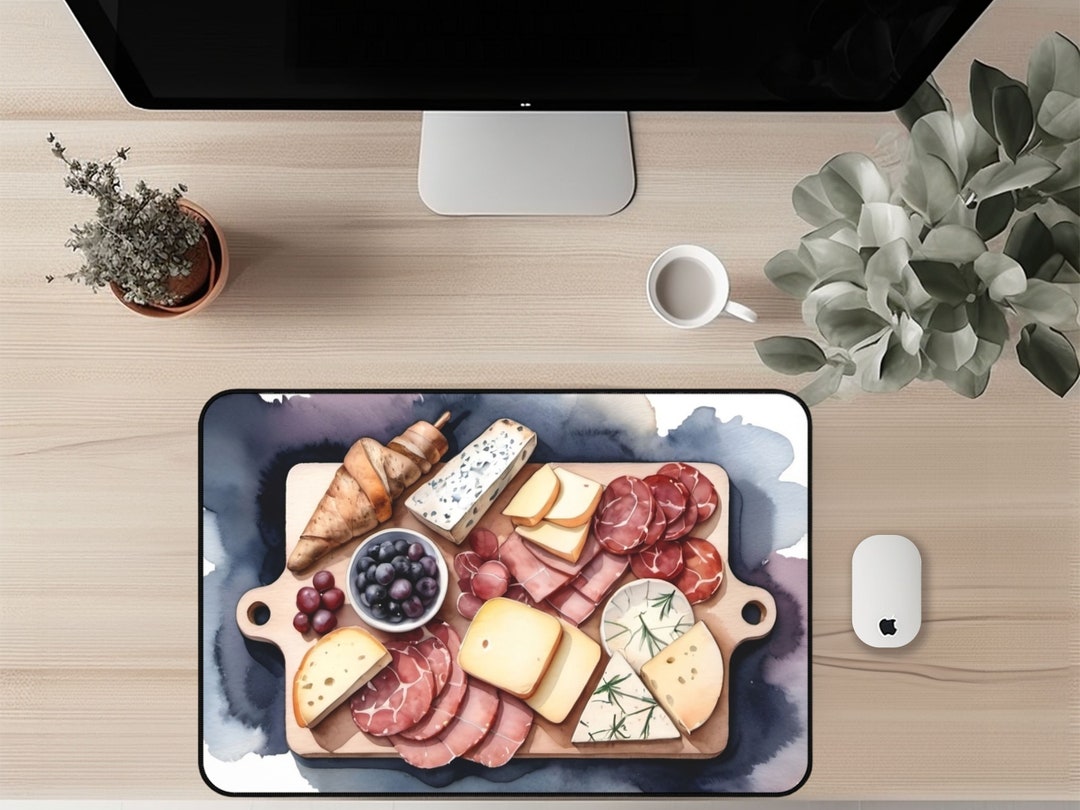 Watercolor Desk Mat Desk Pad Keyboard Pad and Mouse Mat With ...