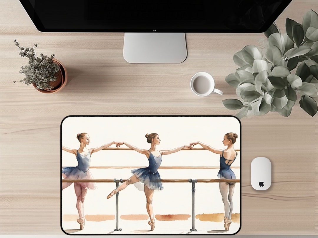 Ballet Desk Mat Ballet Desk Pad Cute Desk Mat Cute Decor Desk ...