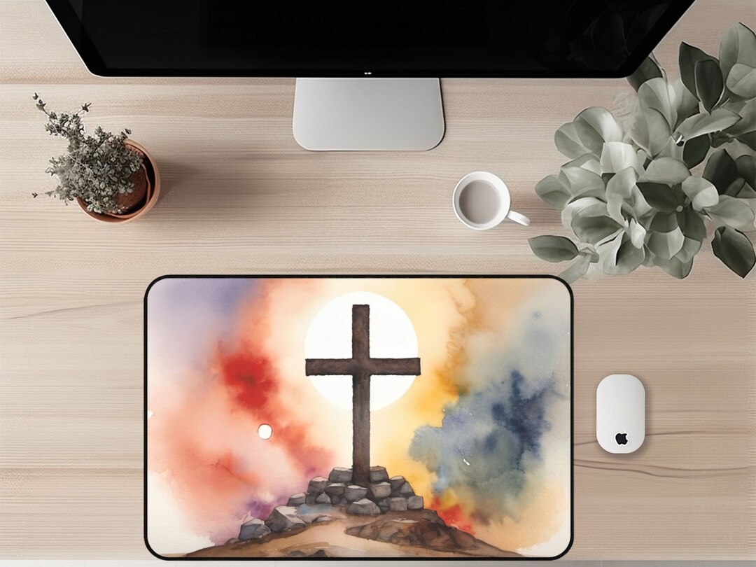 Christian Desk Mat Christian Desk Pad Cute Desk Mat Cute Decor Desk ...