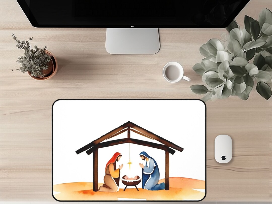 Christian Desk Mat Christian Desk Pad Cute Desk Mat Cute Decor Desk ...