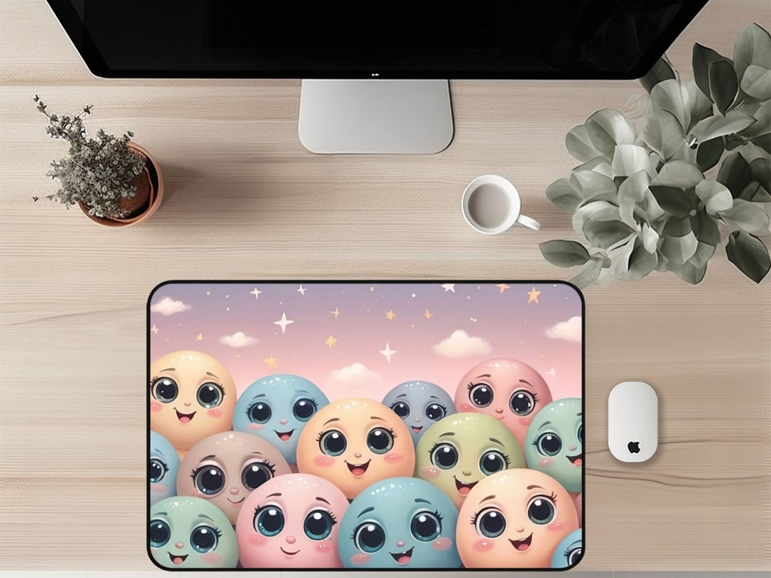 Kawaii Desk Mat Plushy Kawaii Desk Pad Cute Desk Mat Cute Decor Desk ...