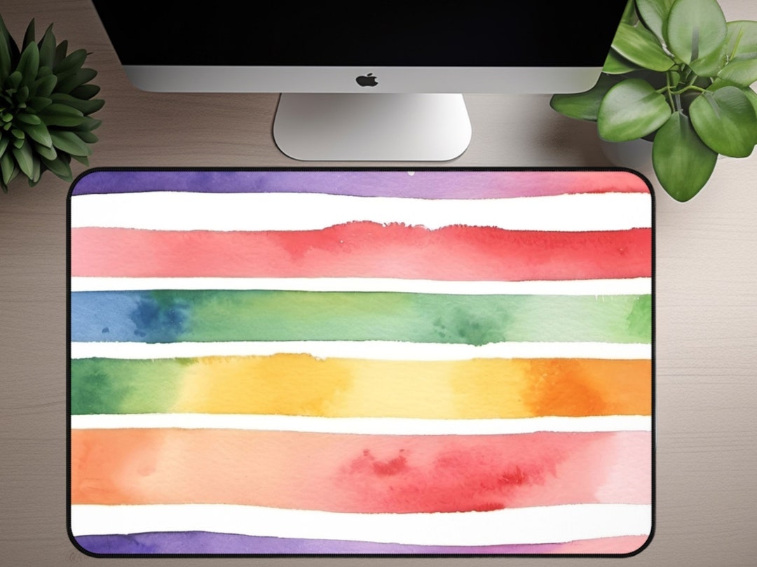 Pride Desk Mat LGBTQ Desk Pad Cute Desk Mat Cute Decor Desk Accessories ...