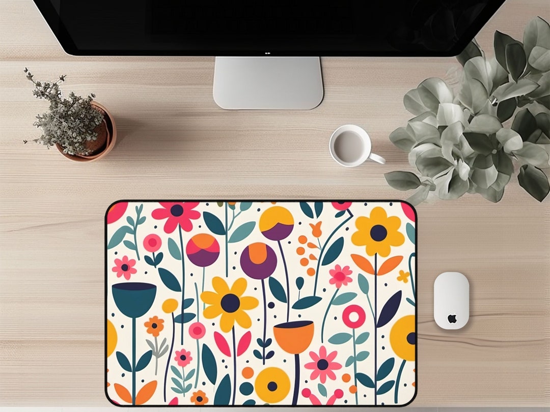 Minimalist Desk Mat Minimalist Art Desk Pad Cute Desk Mat Cute Desk ...