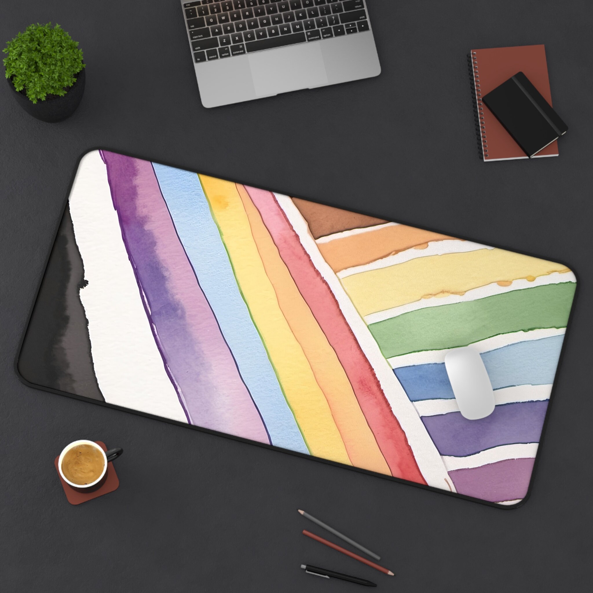 Watercolor Progress Pride Flag With Black Brown and Transgender Stripes ...