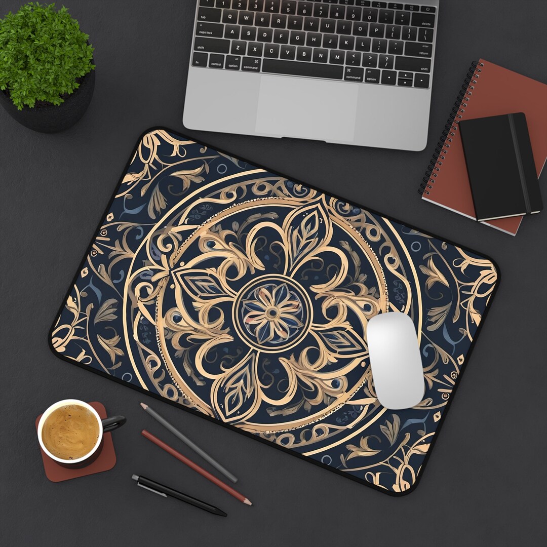 Intricate Christian Symbol Desk Mat Desk Pad Keyboard Pad Mouse Mat ...