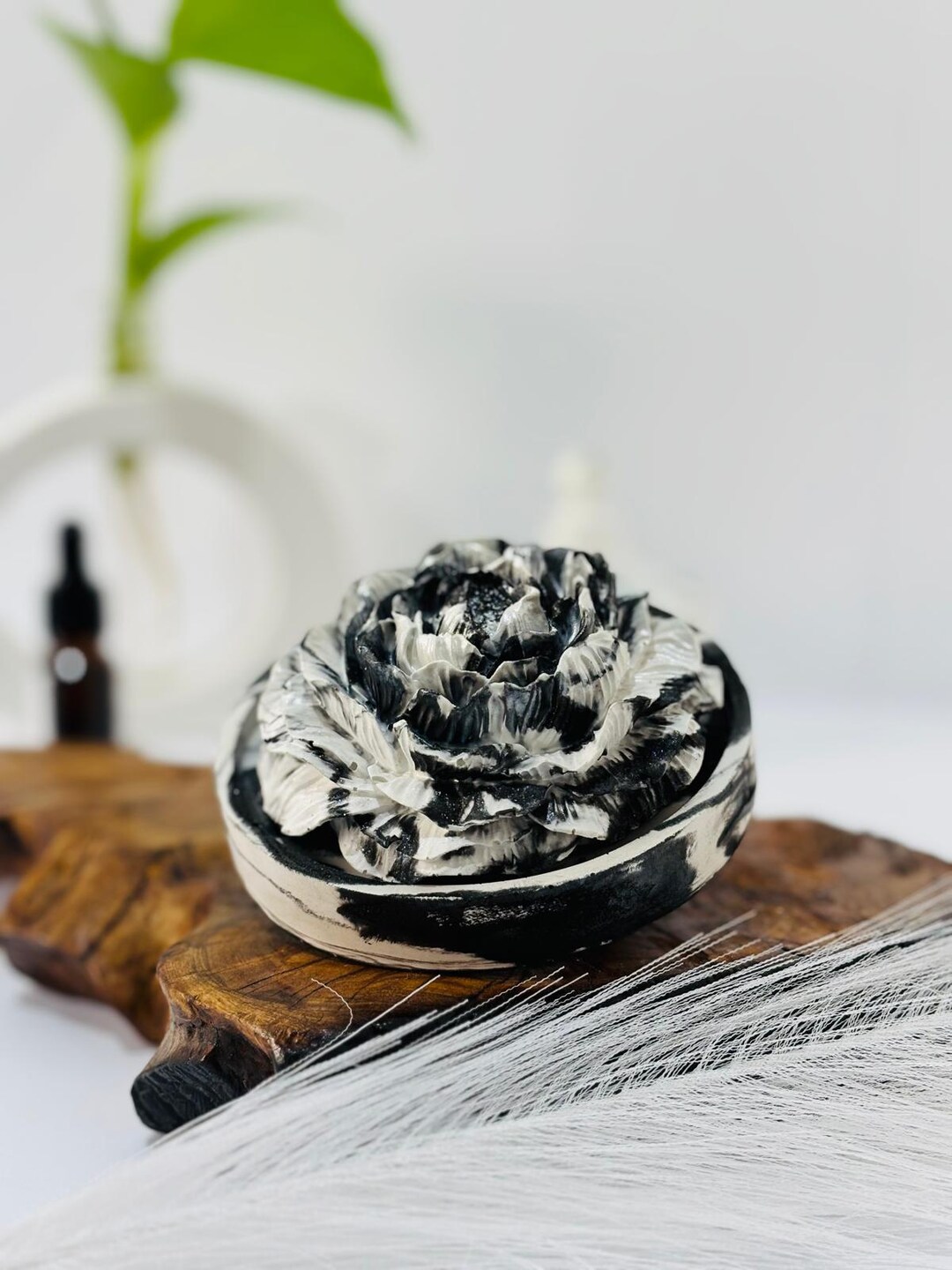 Premium Gypsum Aroma Stone | Handmade Decorative Diffuser | Eco ...