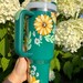 Stanley Hand Painted Tumbler 40oz - Monarch and Sunflowers - Etsy