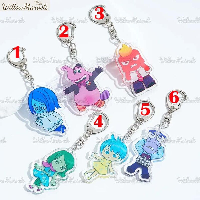 Inside Out 2 Sticker Bundle, Embarrassment Anxiety Envy Ennui Nostalgia ...