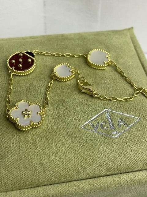 Van Cleef & Arpels Lady Lucky Spring Bracelet 5 Motifs - Etsy