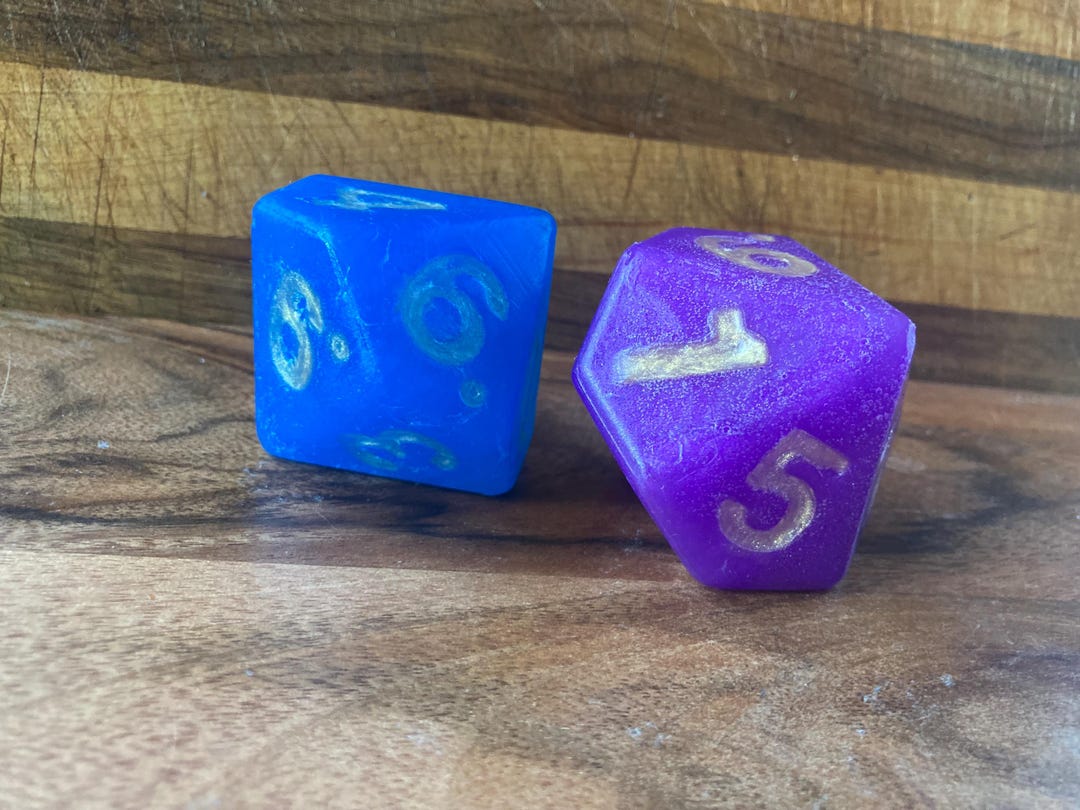 D10 Dice Shaped Glycerine Soap Great Stocking Stuffer for D & D Fans ...