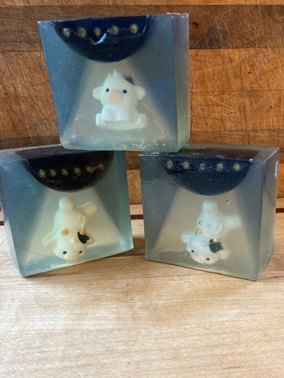 Alien UFO Abduction Cow Soap Bar Strawberry Lemonade Scent Great for ...