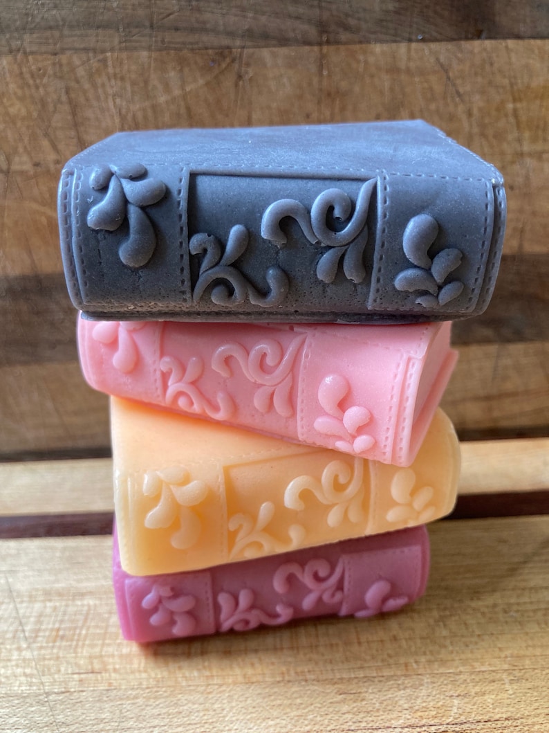 Unwrapped Book Shape, Journal, Novel, Reading Theme Glycerine Soap Bar ...