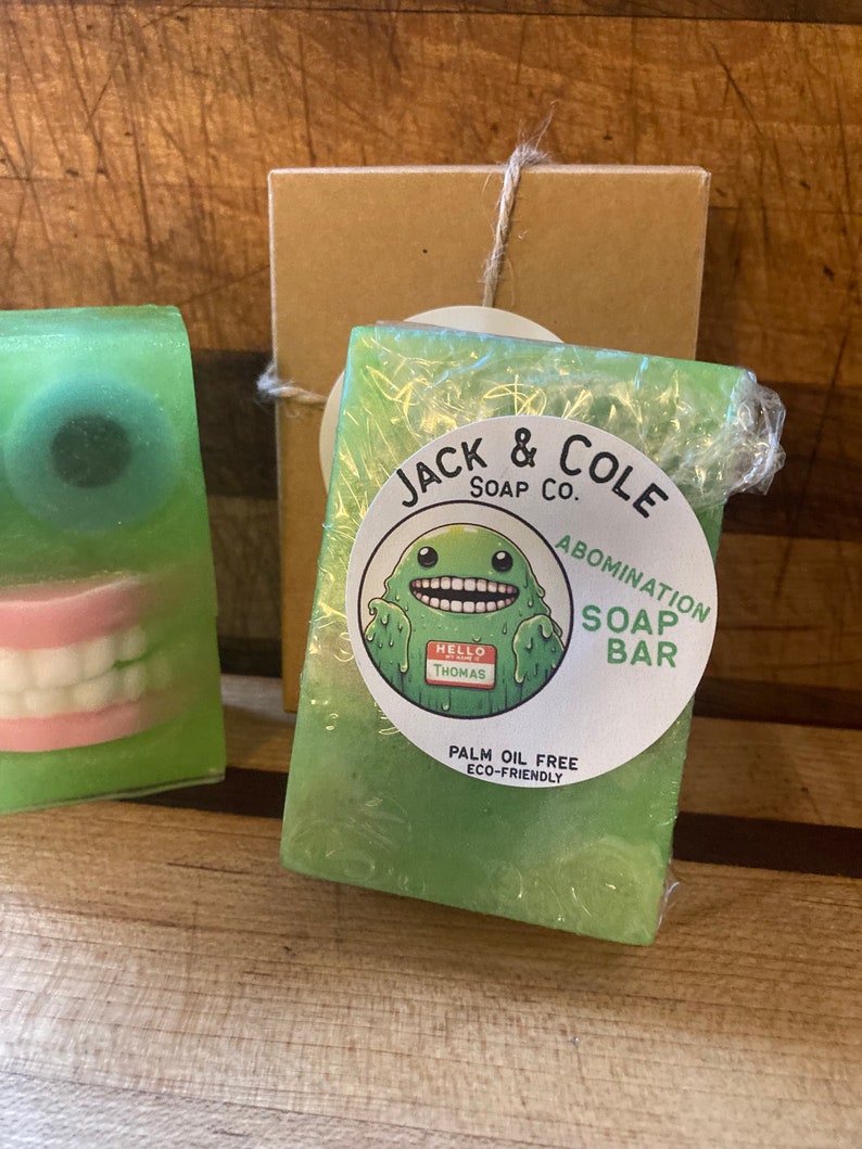 Weird Slime Monster Abomination Soap Bar Gag Gift, Stocking Stuffer ...