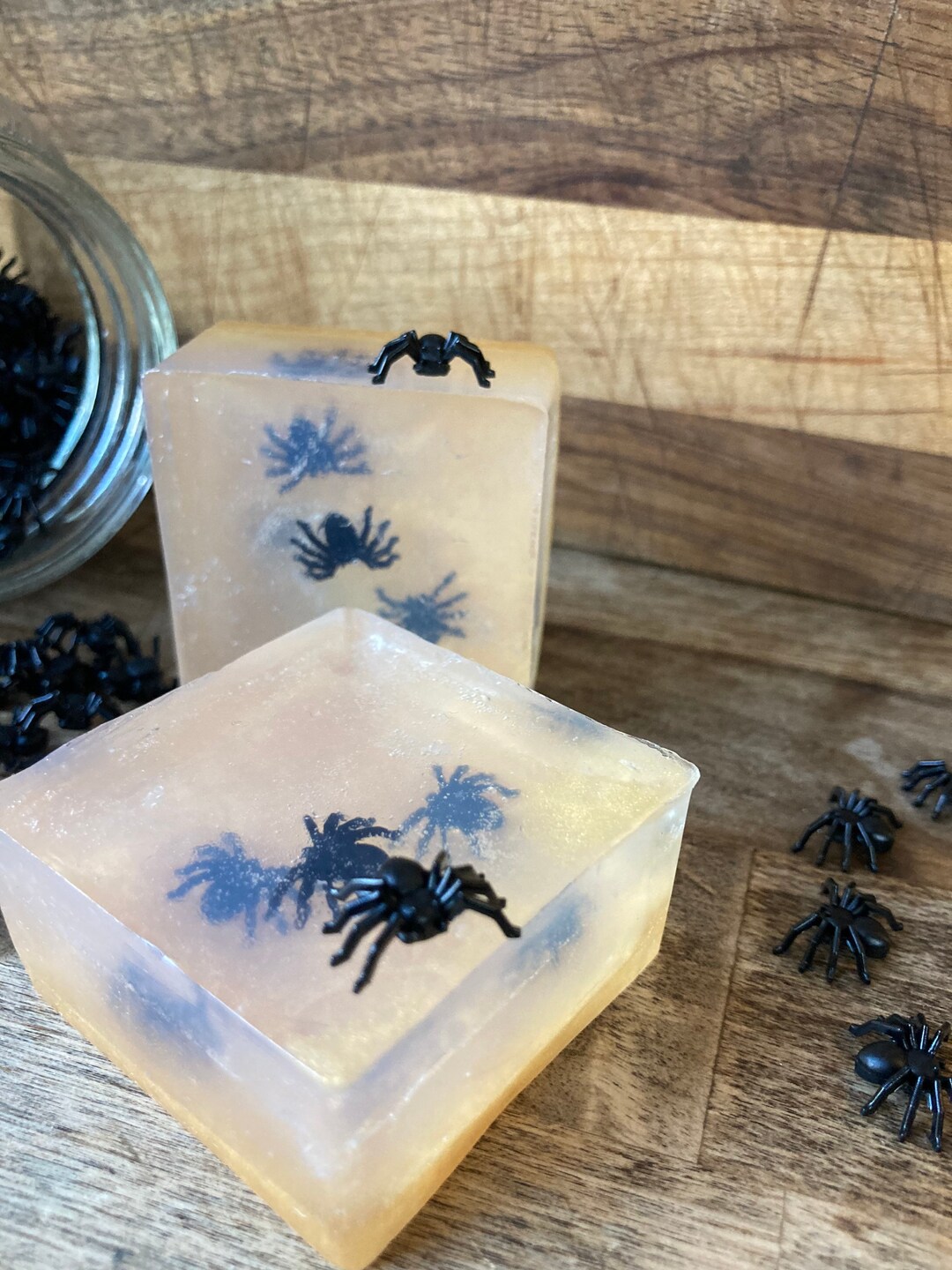 Spider Embed Glycerine Soap Bar in Citrus Scent: Great for Favor, Gift ...