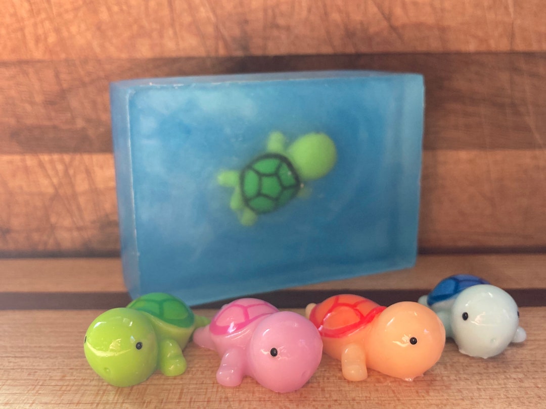 Adopt a Turtle Cute Turtle Embed Soap Bar: Great for Easter, Stocking ...
