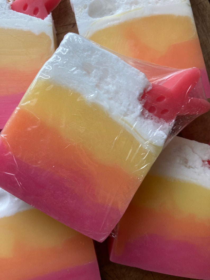 Strawberry Lemonade Bunny Rabbit Colorful Glycerine Soap Bar: Great for ...