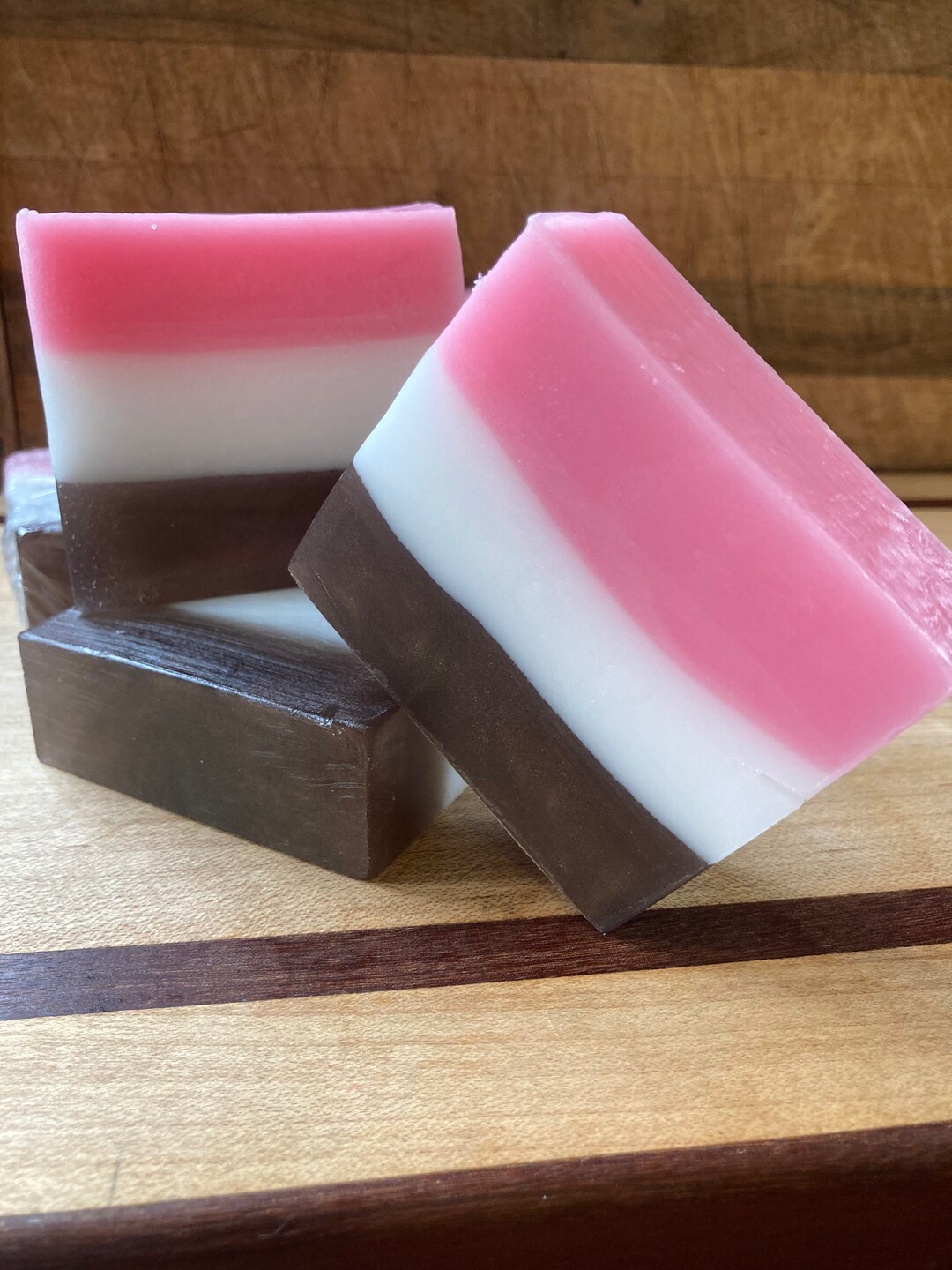 Astronaut Ice Cream Glycerine Soap Bar, Neapolitan Ice Cream Soap Bar ...