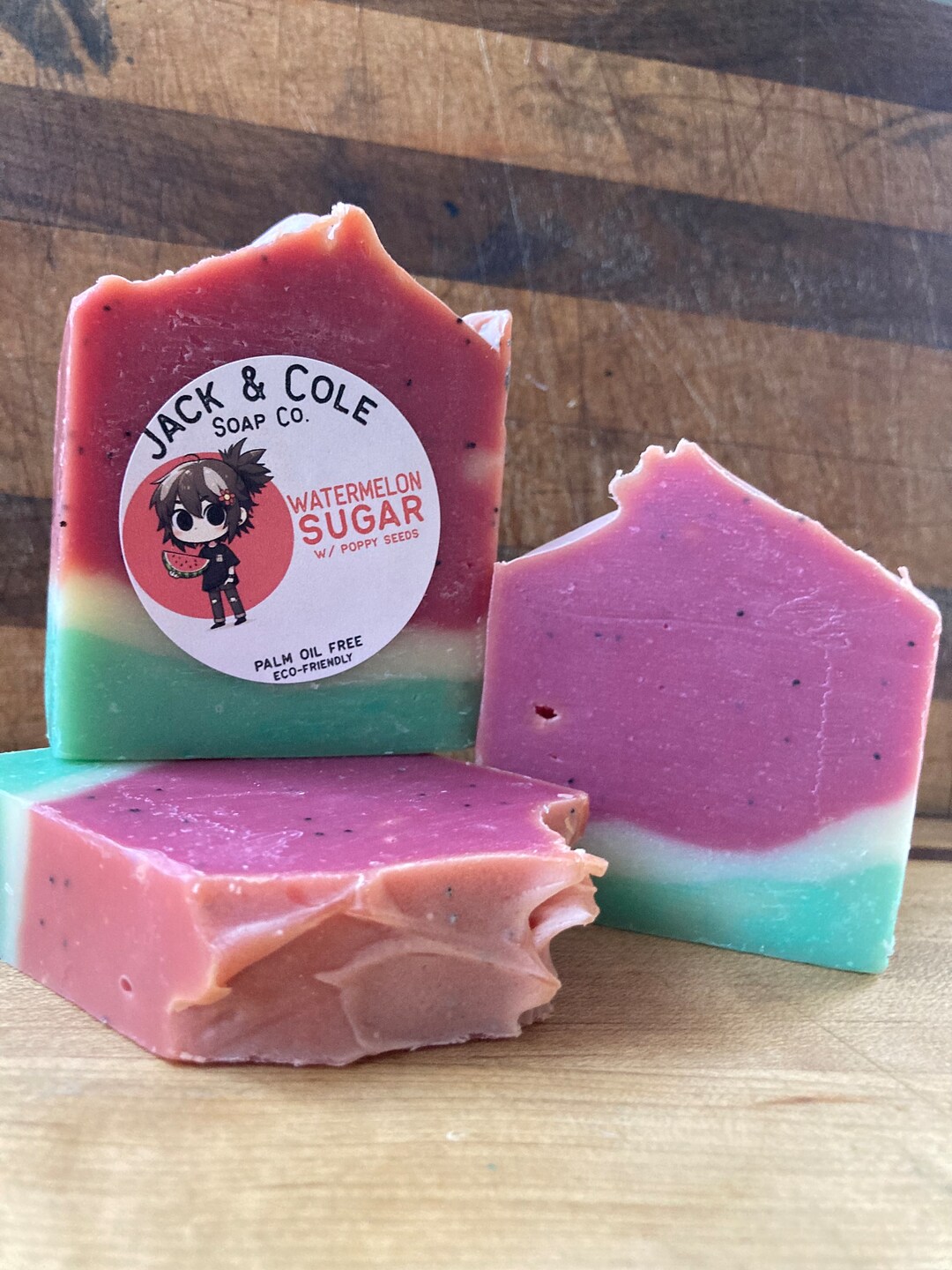 Watermelon Cold Process Vegan, Palm Oil Free Soap for Watermelon ...