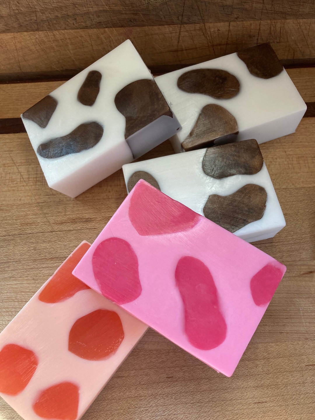 Cow Theme Soap in More Scents and Colors: Fun Farm Theme Gift, Cute Cow ...