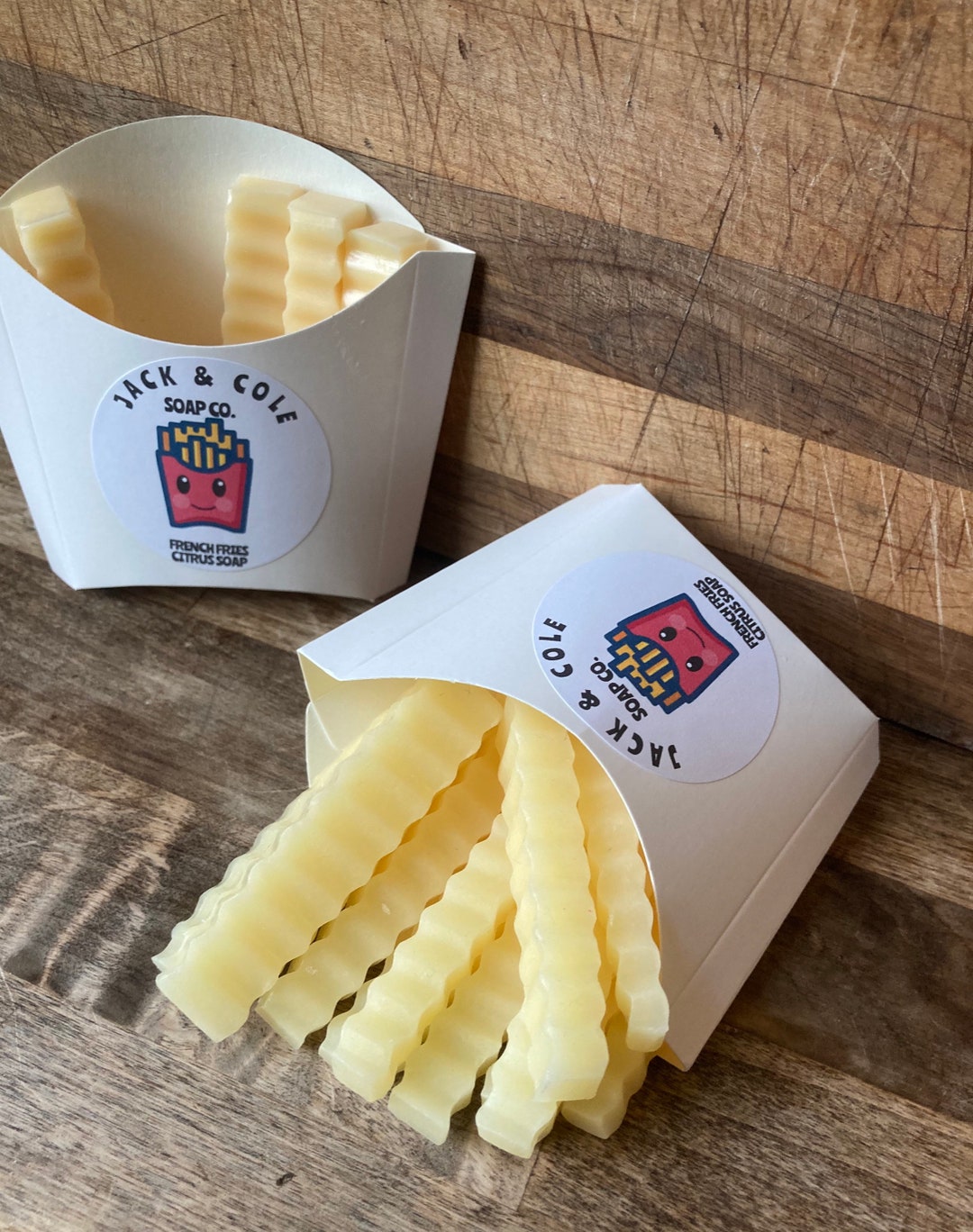 Funny French Fries Shaped Hand Soap in Cute Fries Container: Citrus ...