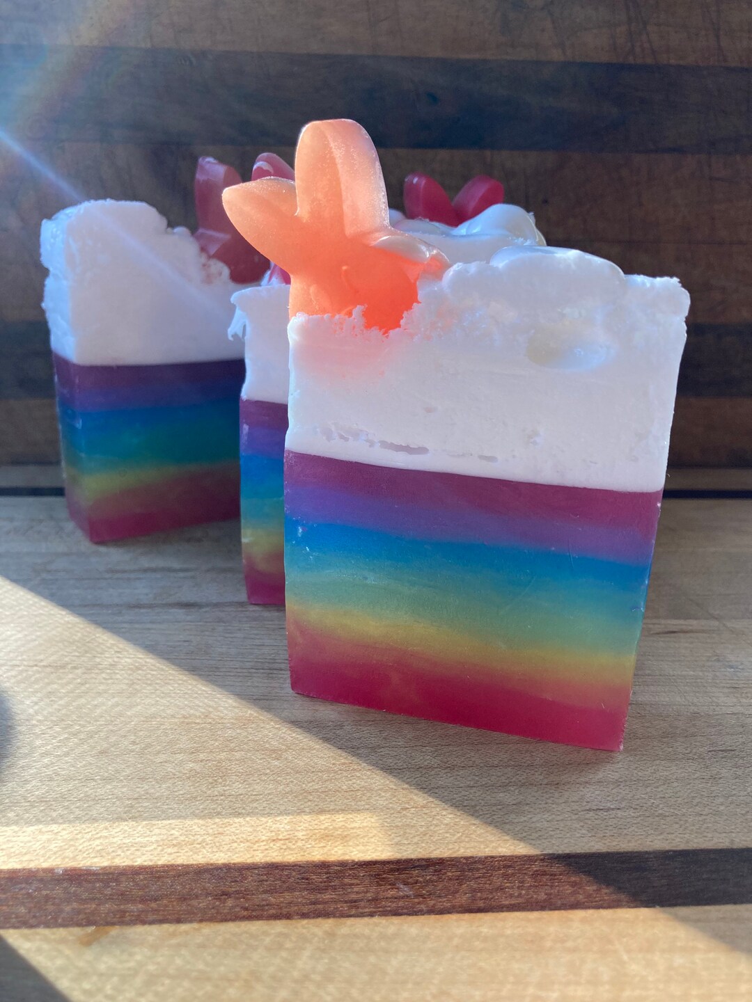 Pineapple Kiwi Watermelon Bunny Rainbow Glycerine Soap Bar: Great for ...
