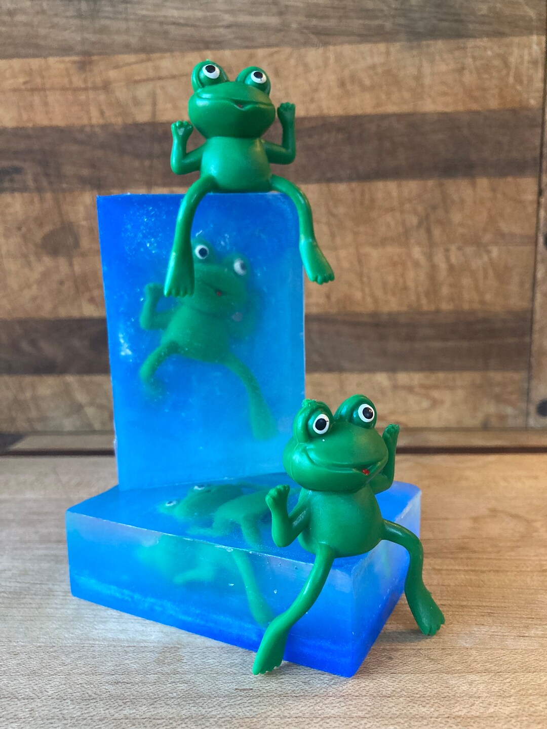 Frog Soap Frog Finger Puppet Soap Bar Watermelon Scent Soap Bar Great ...