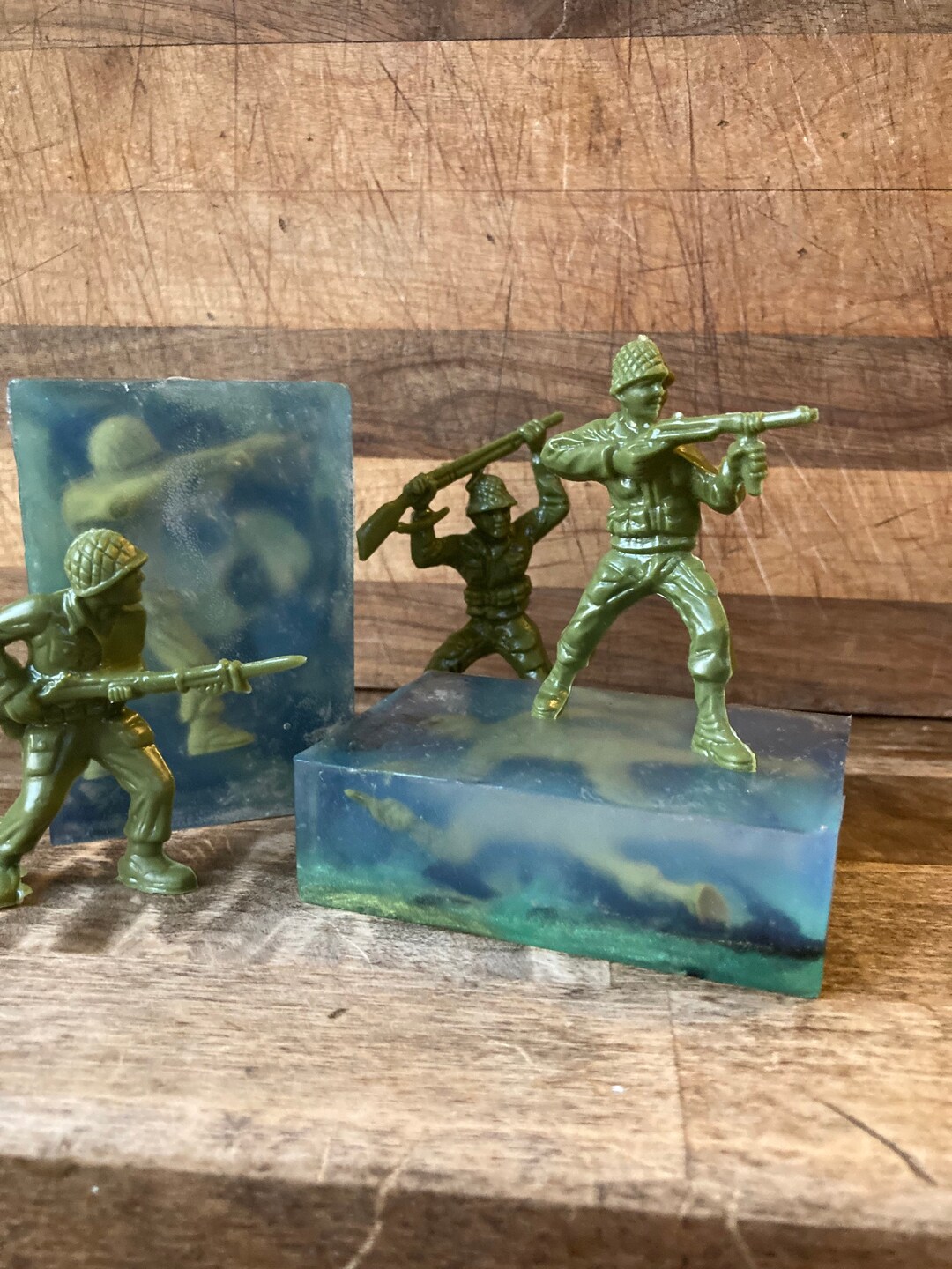 Army Men Combat Soldier Embedded Soap Bar in Citrus Scent: Fun Easter ...