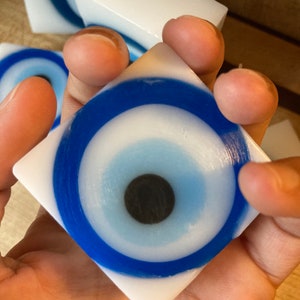 Evil Eye, All Seeing Eye Lemon Cream Glycerine Soap Bar - Etsy
