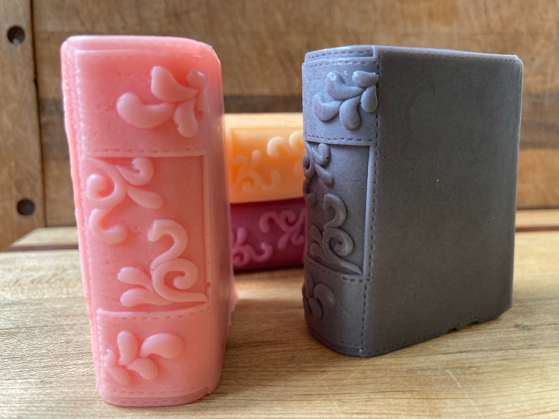 Unwrapped Book Shape, Journal, Novel, Reading Theme Glycerine Soap Bar ...