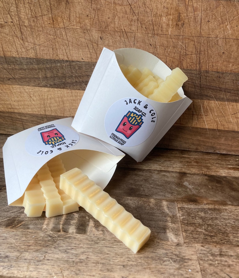 Funny French Fries Soap: Citrus Scent, Gag Gift - Etsy