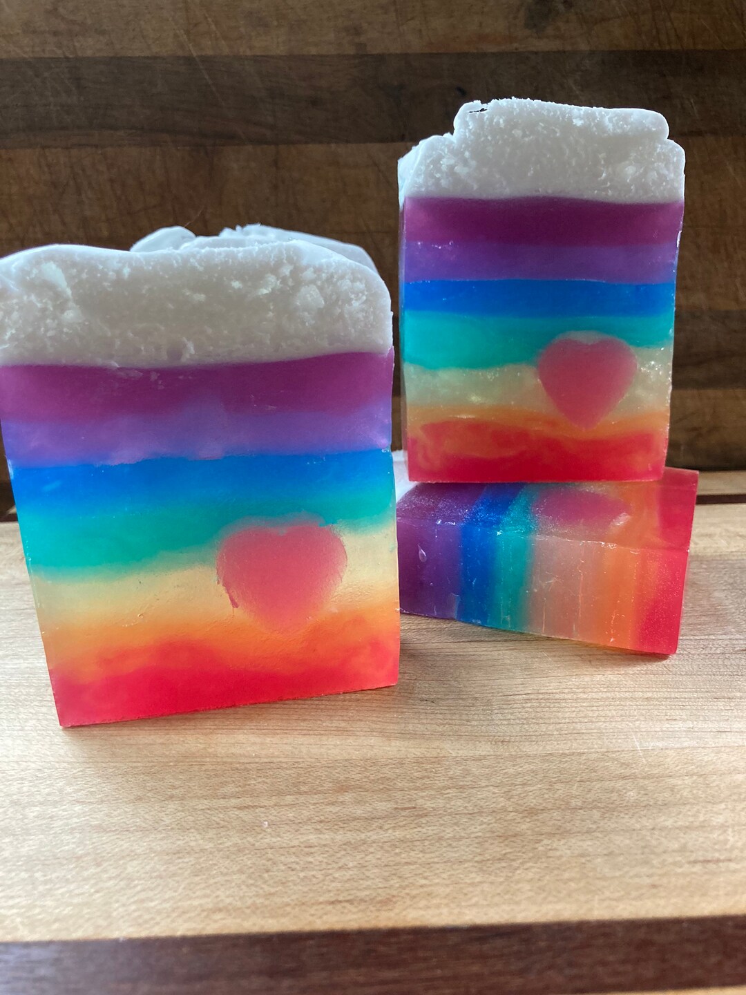 Pineapple Scented Rainbow Glycerine Soap Bar: LGBTQ Pride Gift - Etsy