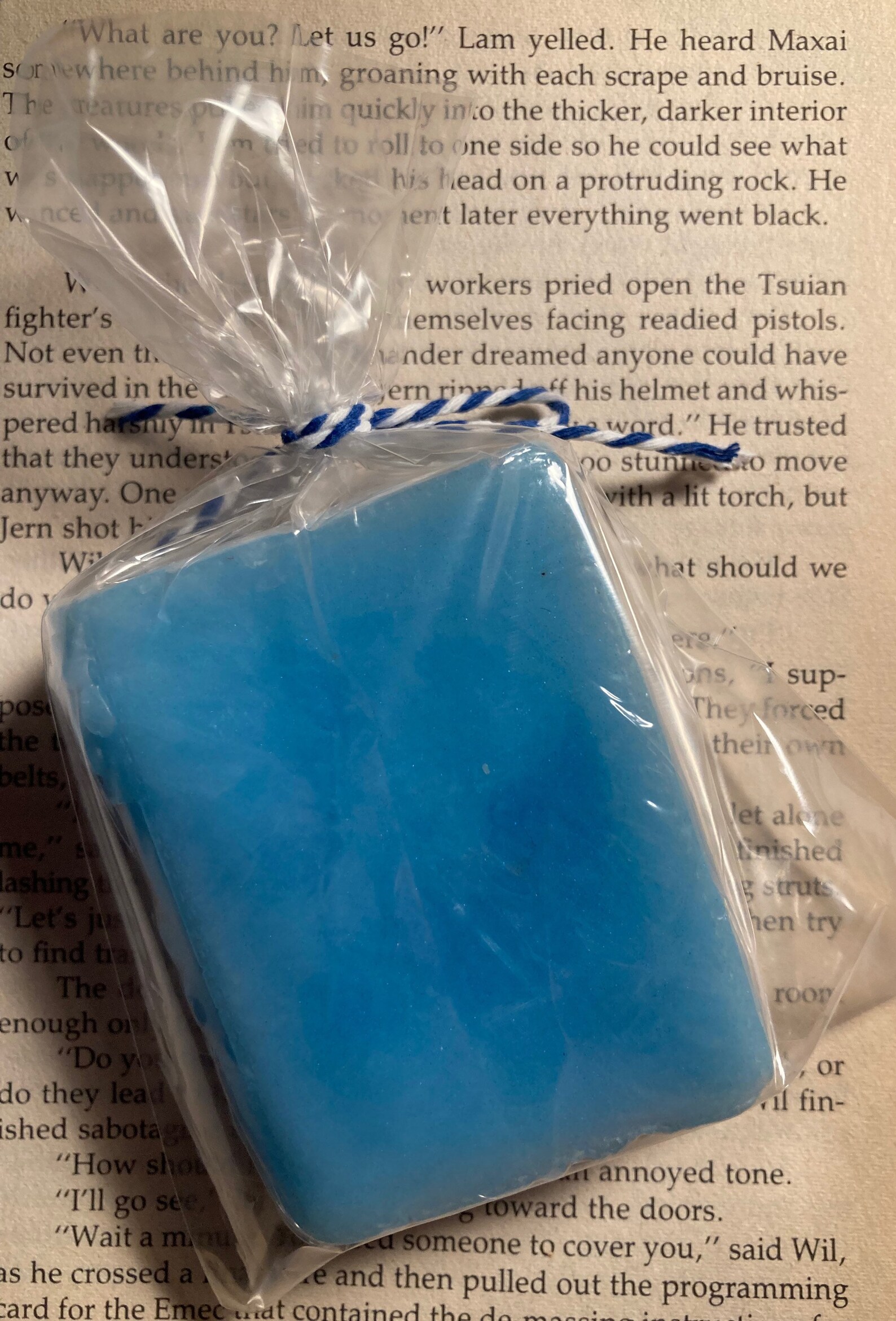 Unwrapped Book Shape, Journal, Novel, Reading Theme Glycerine Soap Bar ...