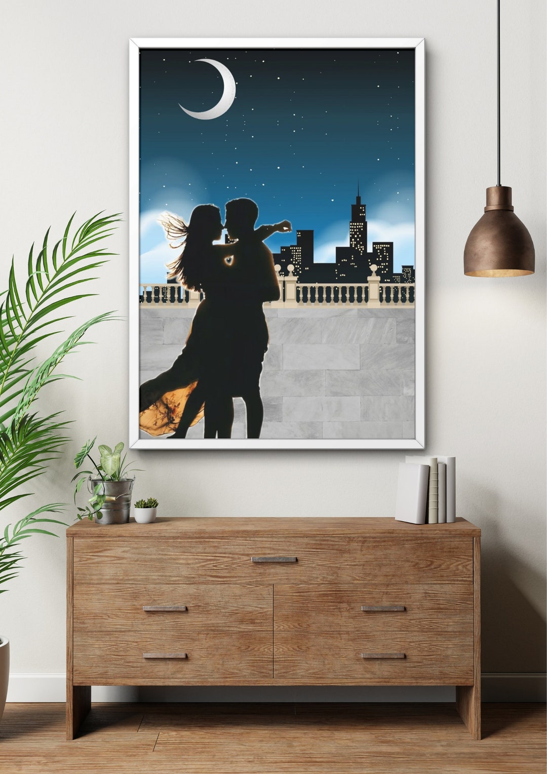 Couple Wall Art Print,couple Poster,bedroom Wall Art,romantic Wall Art ...